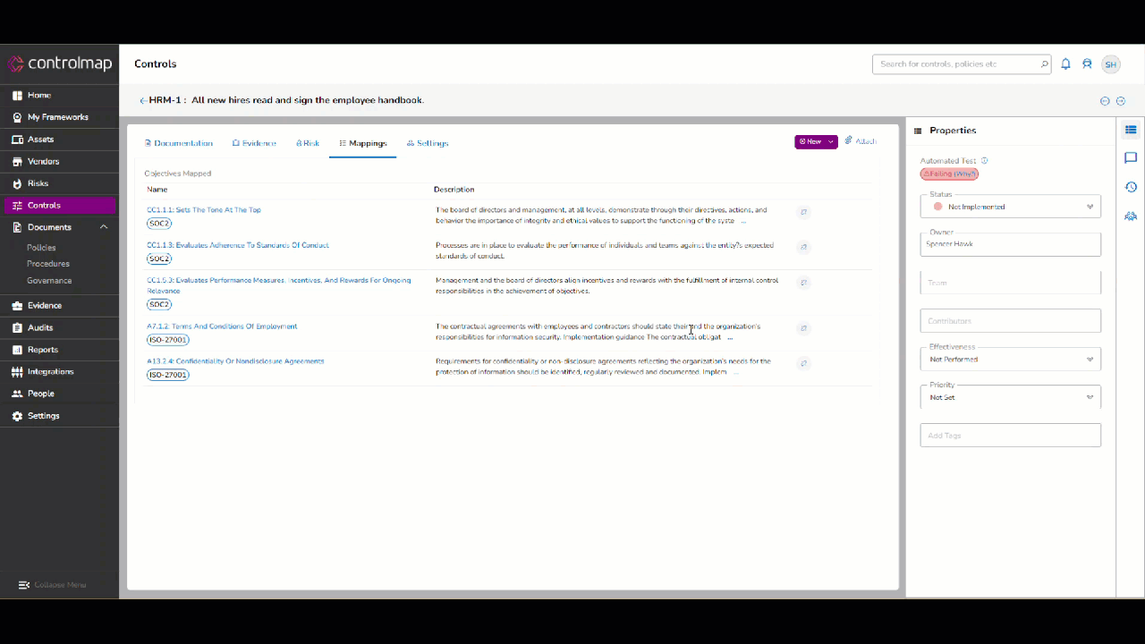 Controls – ControlMap