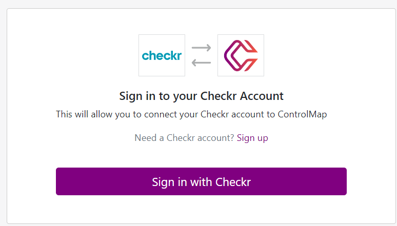 Connecting to CHECKR for background checks – ControlMap