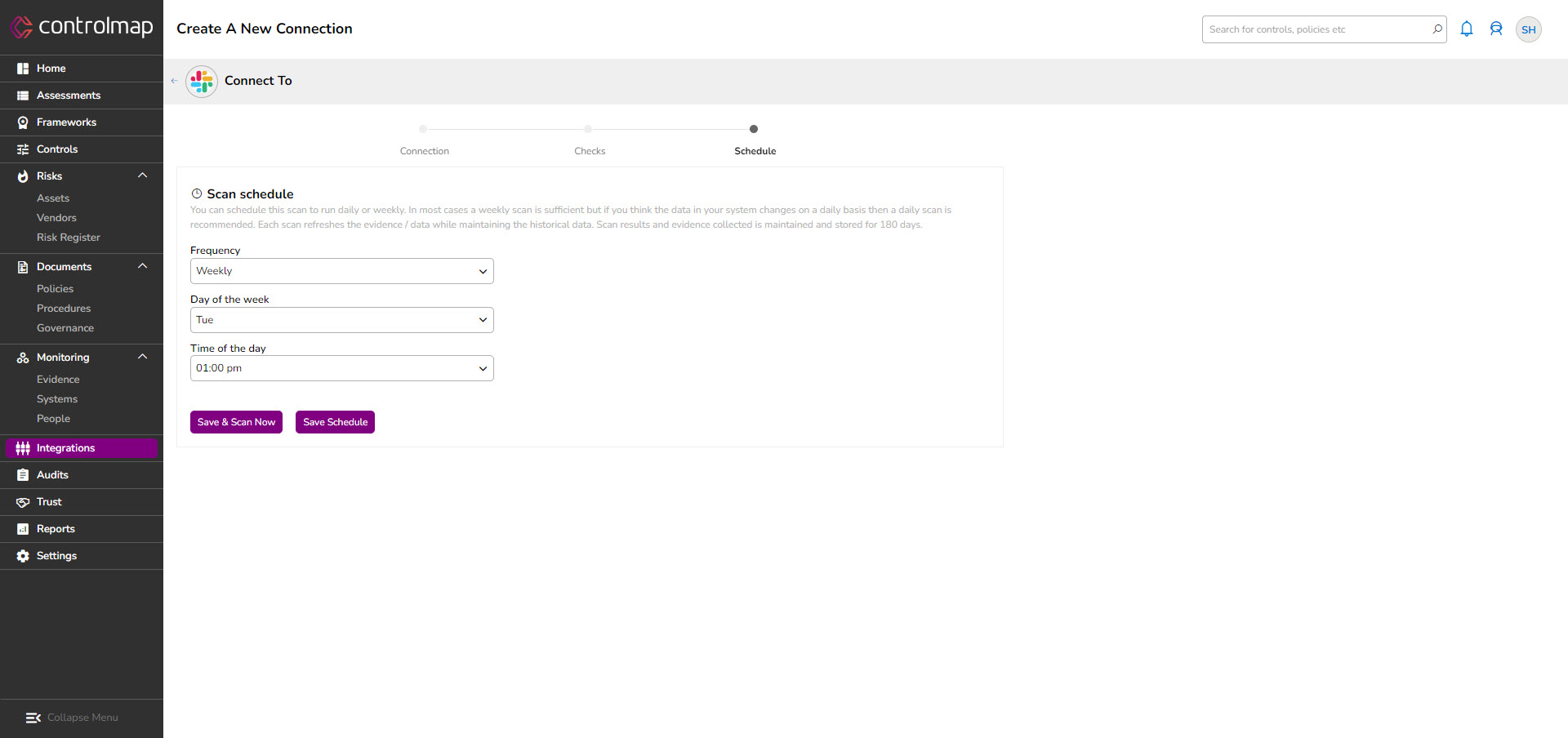 Integrating with Slack – ControlMap